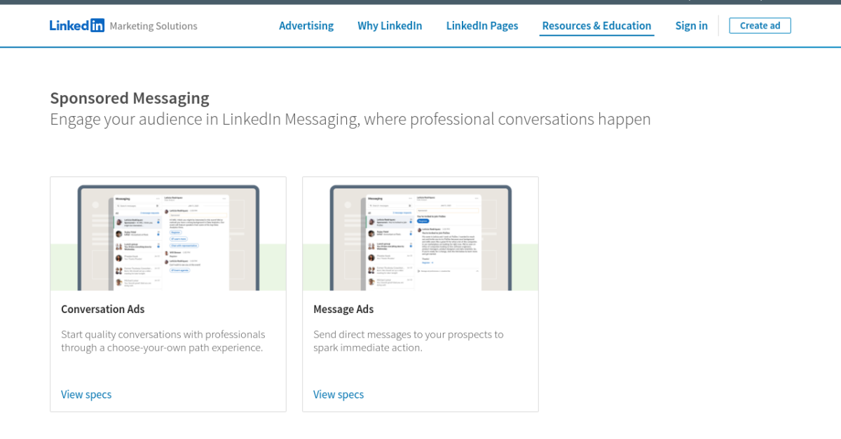 LinkedIn Ad Types For B2B SaaS Campaigns | Powered by Search