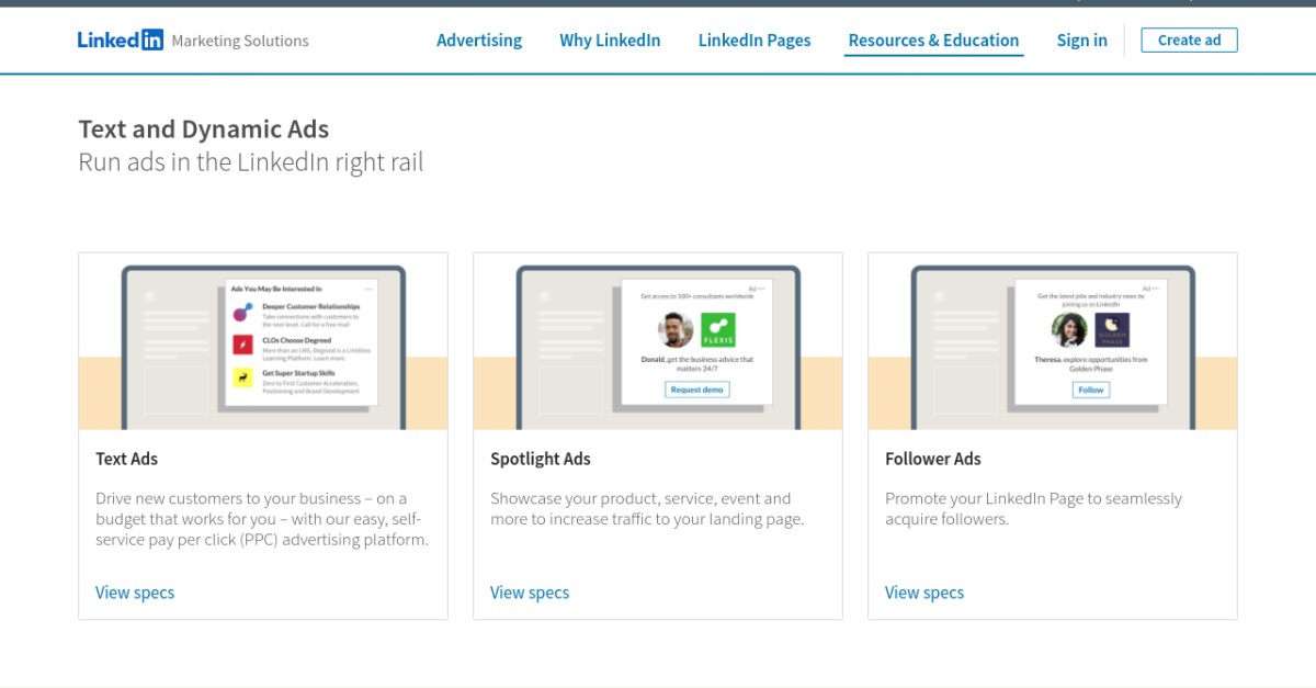 LinkedIn Ad Types For B2B SaaS Campaigns | Powered by Search