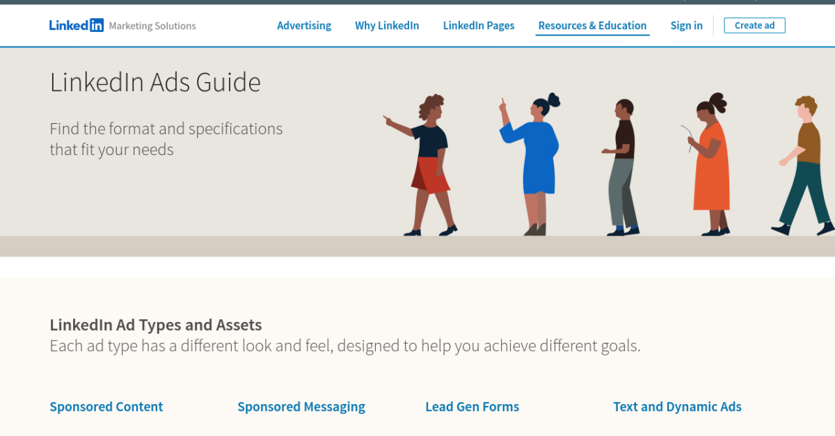 LinkedIn Ad Types For B2B SaaS Campaigns | Powered by Search