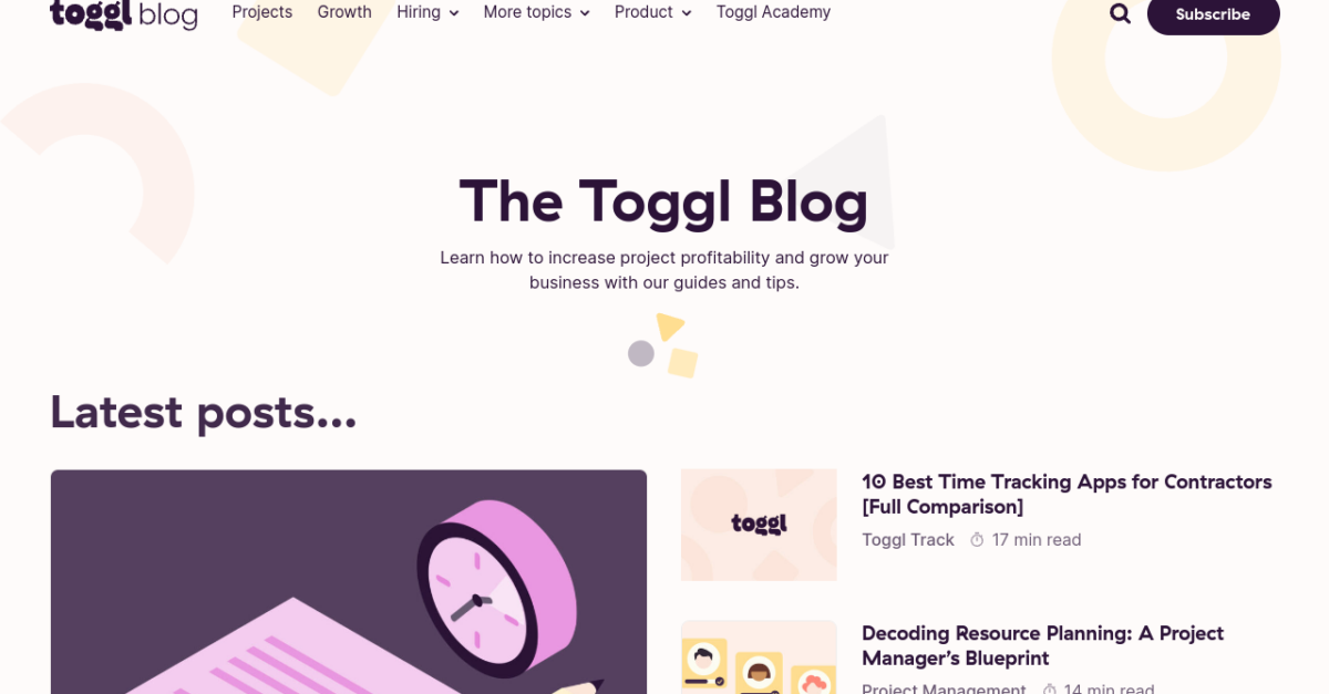 18 Examples of The Best SaaS Blog Index Pages | Powered by Search