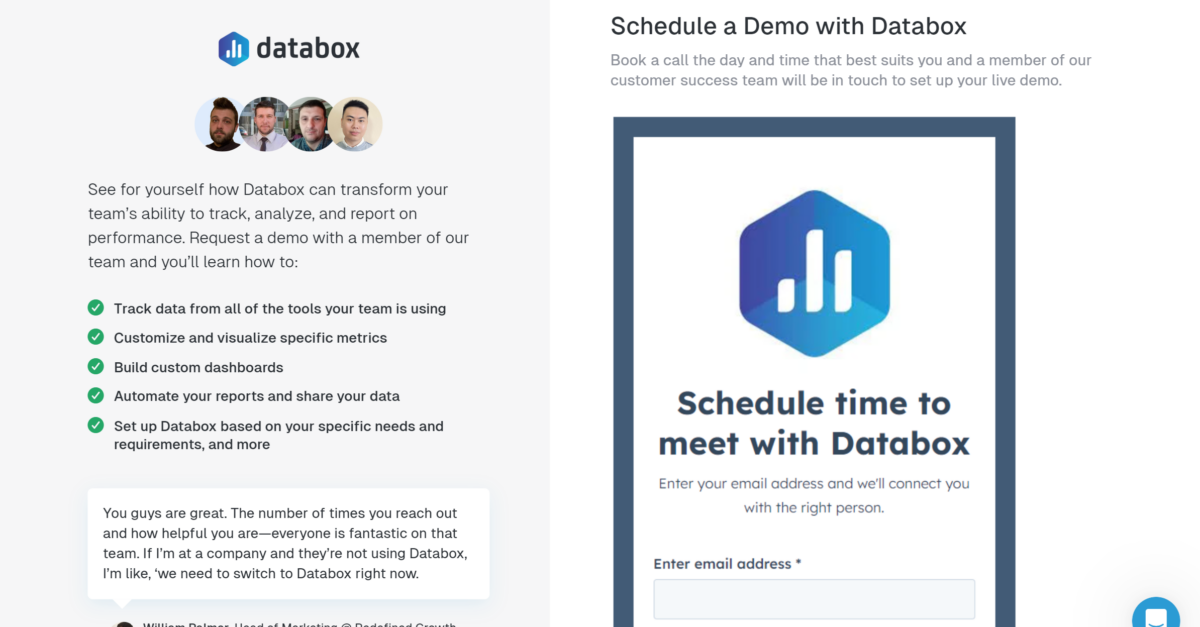 11 Examples of the Best SaaS Demo Pages | Powered by Search