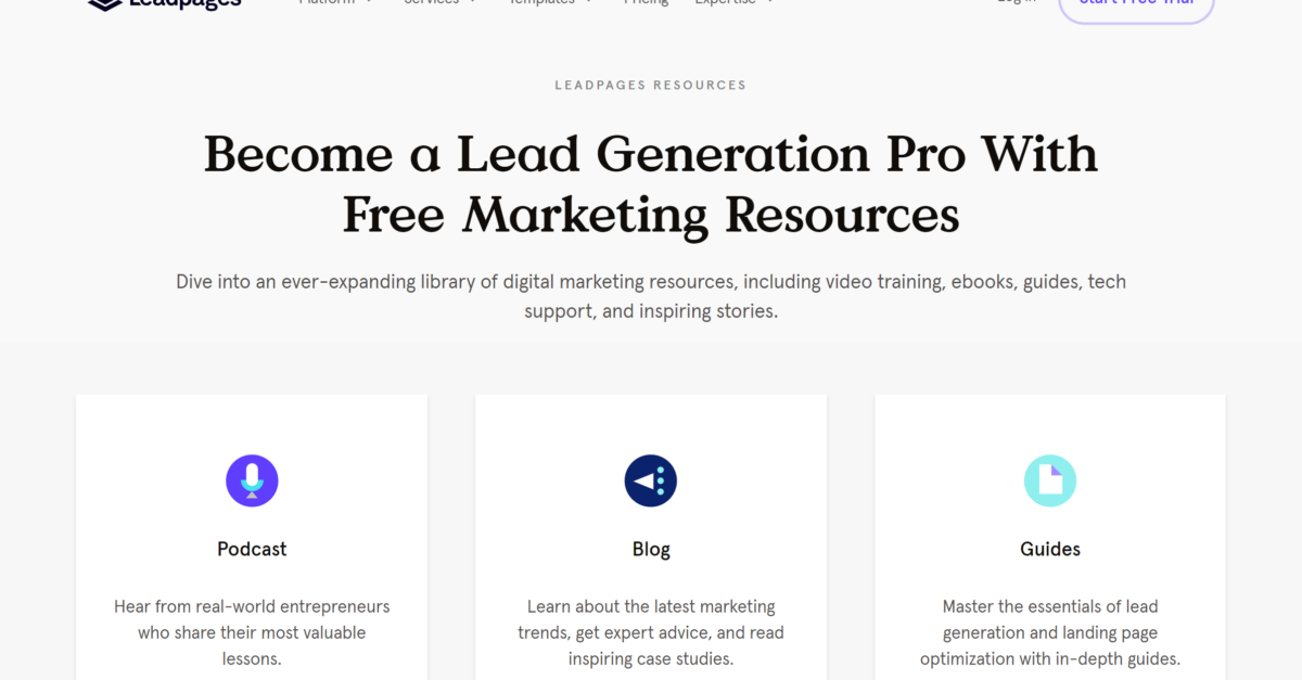 18 Examples of The Best SaaS Resource Pages | Powered by Search